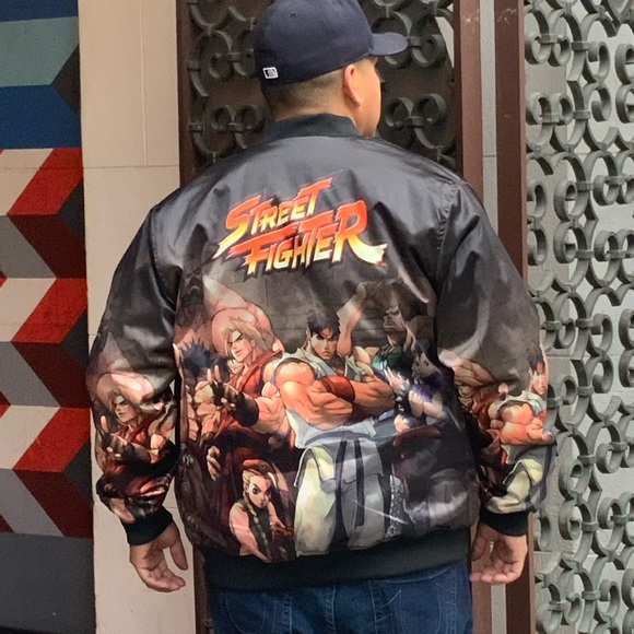 Nickelodeon | Jackets & Coats | Mens Street Fighter Squad Lightweight ...